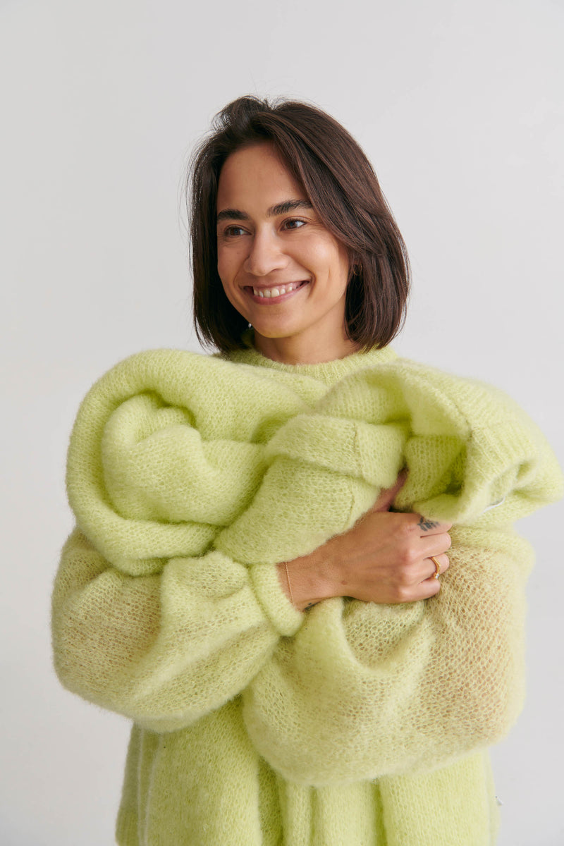 Melody moheros megztinis Limone *Riboto Leidimo* – SALANIDA